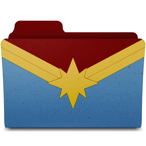 Captain Marvel Folder by Crisds03 on DeviantArt