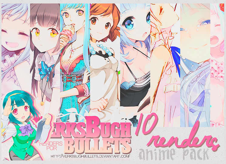 1O anime renders by VerksBughBullets on DeviantArt