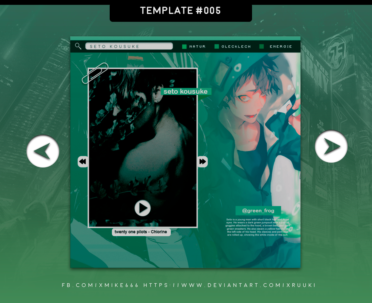 Template #005 by xRuuki on DeviantArt