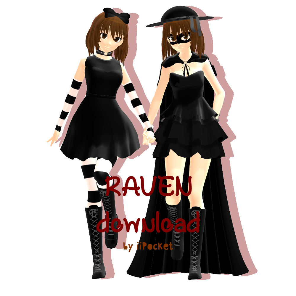 [CP OC][MMD] Raven DOWNLOAD by iiPocket on DeviantArt