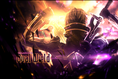 Dual Wield [PSD] by Kujikato on DeviantArt
