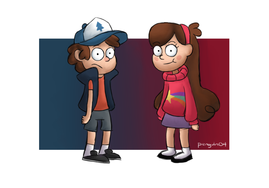 Dipper and Mabel by penguin04 on DeviantArt