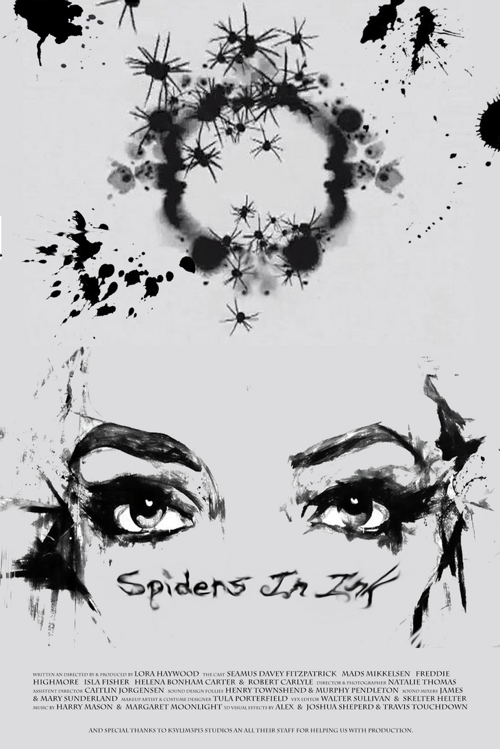 spiders in ink. by Luv-thy-Abyss on DeviantArt