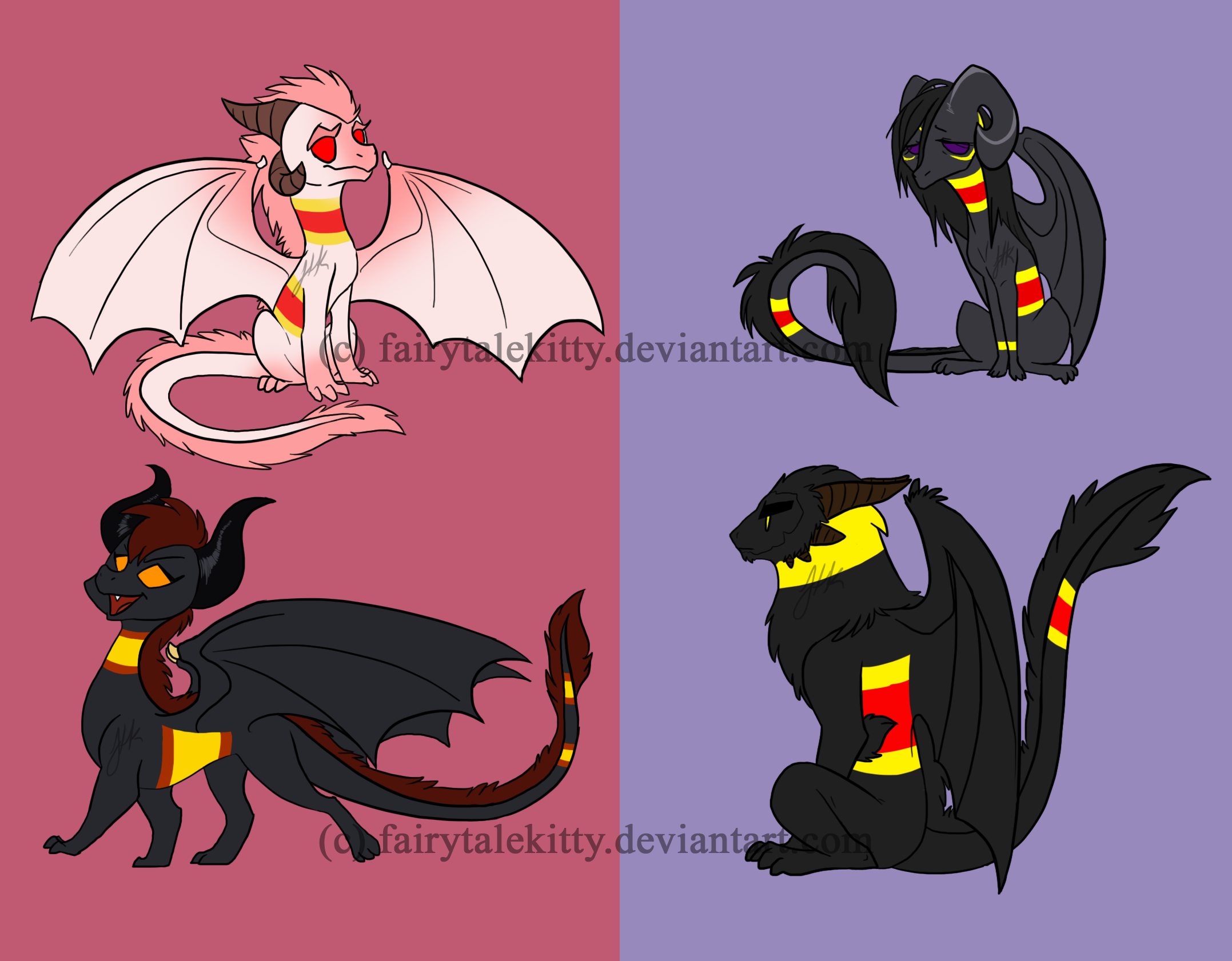 Chibi Dragons by fairytalekitty on DeviantArt