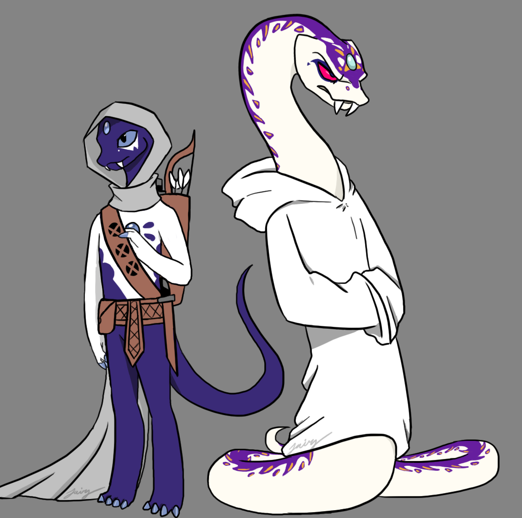 Ebone and Pythor by fairytalekitty on DeviantArt