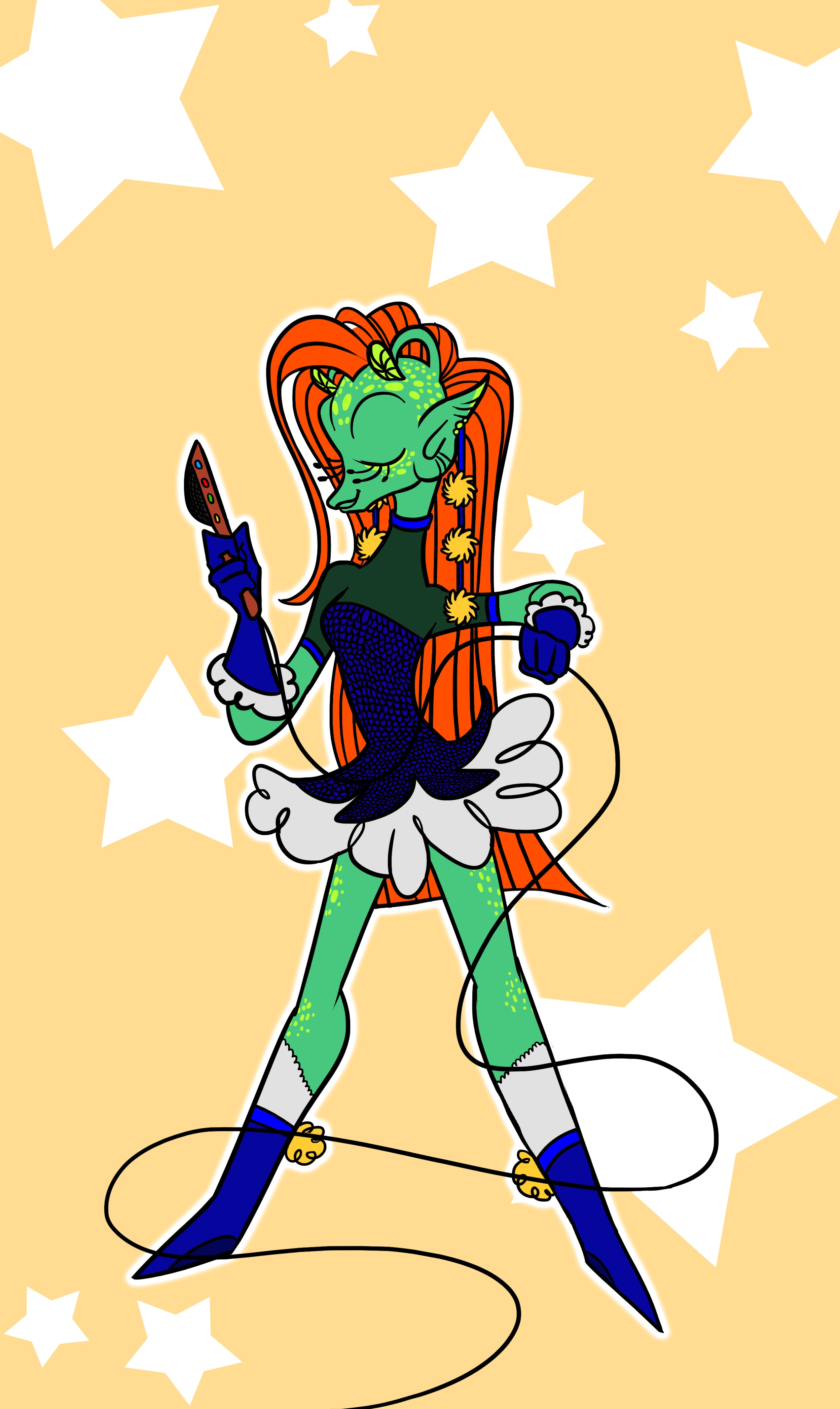 Rodian Singer by fairytalekitty on DeviantArt