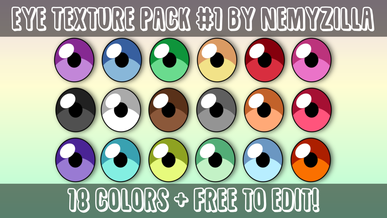 [MMD] Eye Texture Pack #1 +DL by NemyZilla on DeviantArt