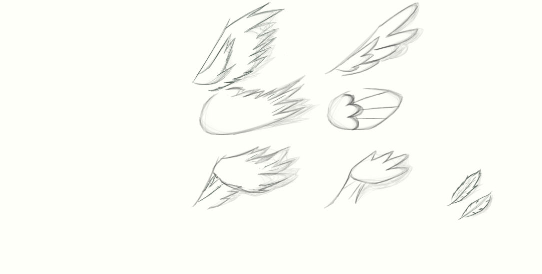 Wing versions by NightXMoonXDream on DeviantArt