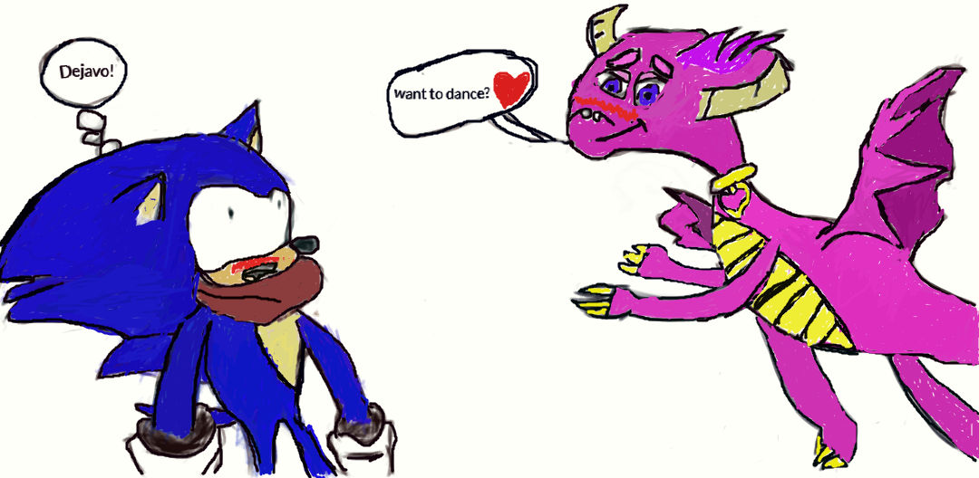 Sonic meets Ember by sshadic43 on DeviantArt