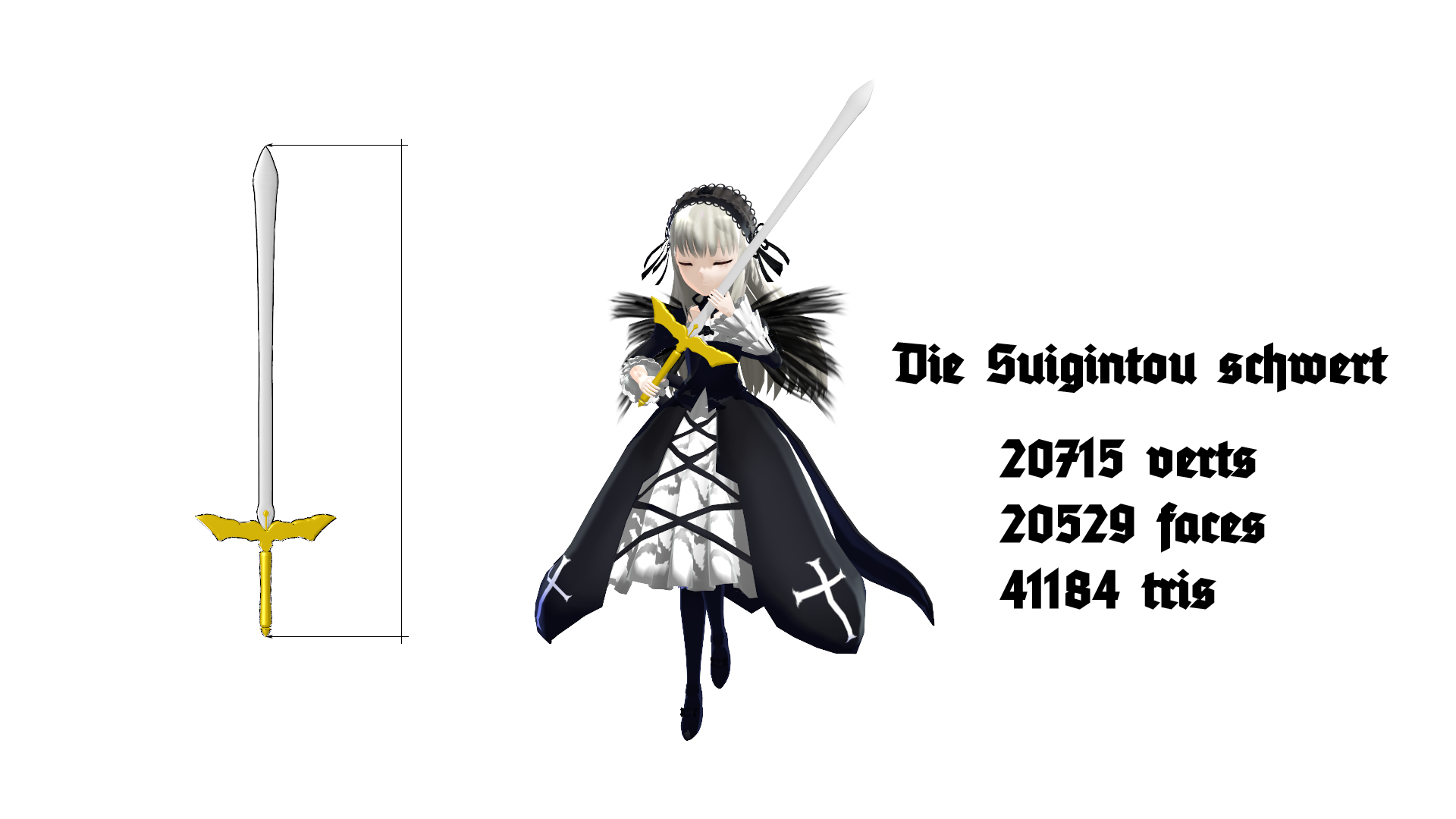 MMD Suigintou sword download by RaiR-211 on DeviantArt