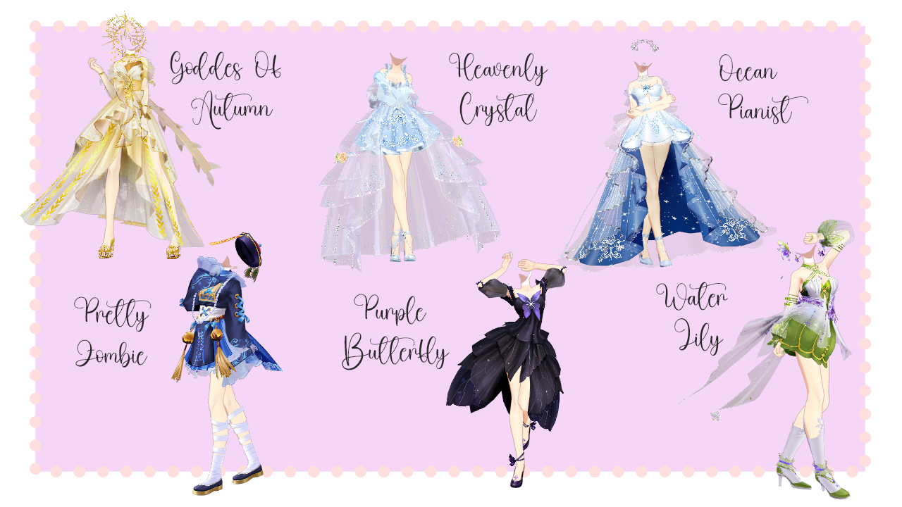 [100 Watcher Gift] Outfit Pack 1 by YoshinoAira on DeviantArt