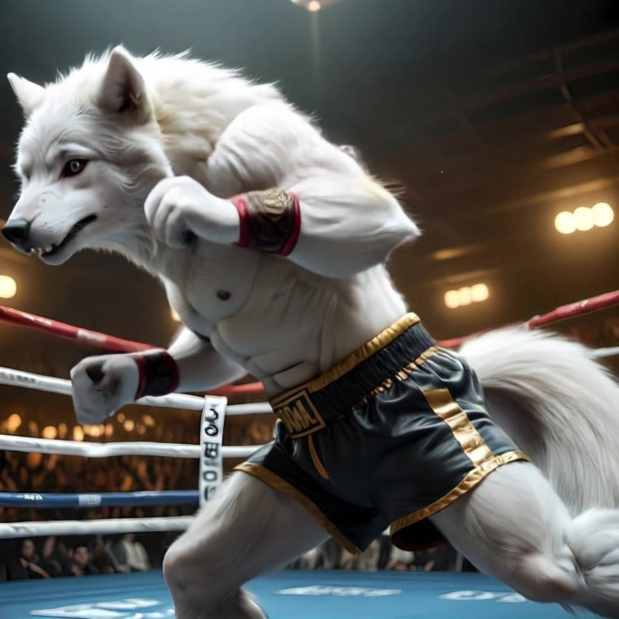 BoxingWolf by Apfelsprung on DeviantArt