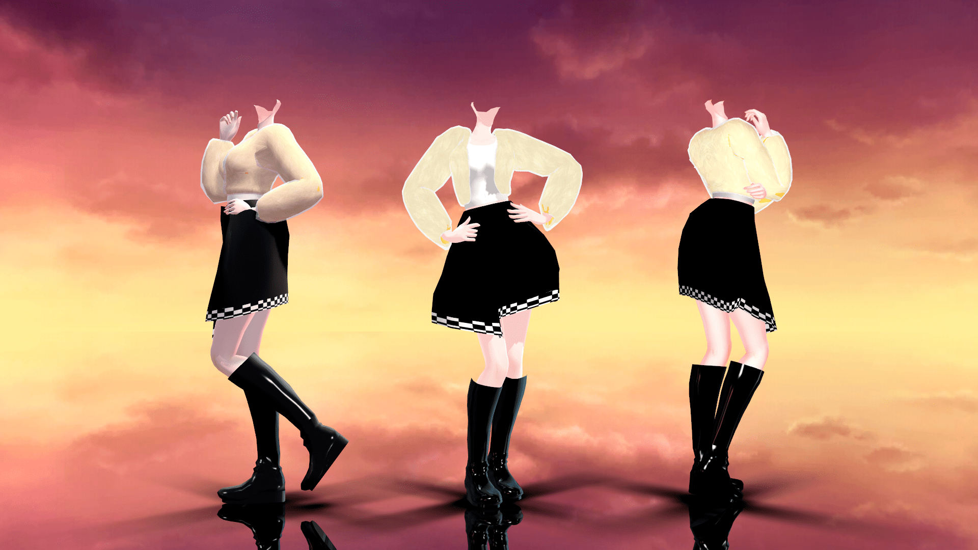 Checkered Outfit DL by InvaderKatIZ on DeviantArt