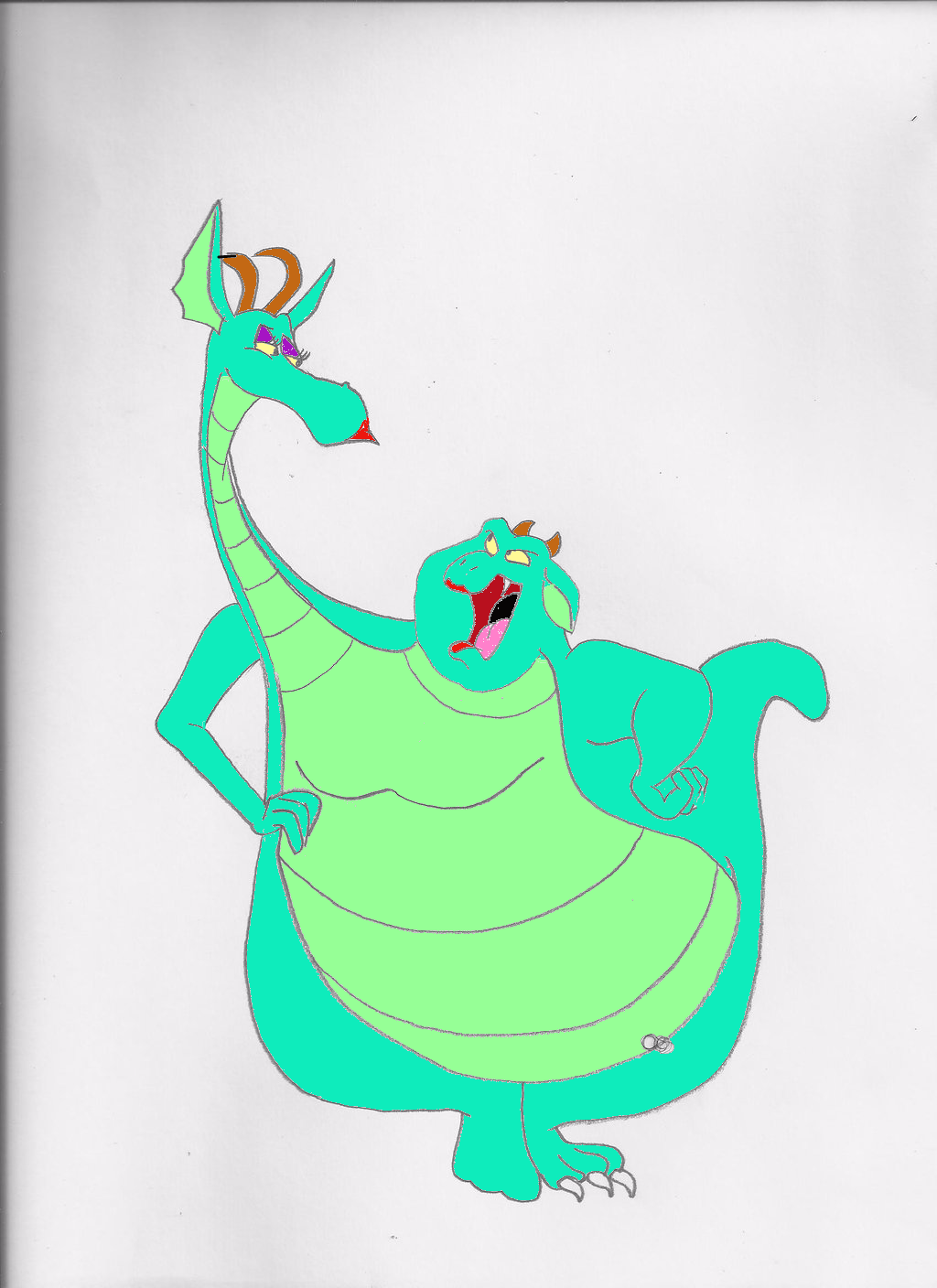 Devona and Cornella in color by Shellquake on DeviantArt