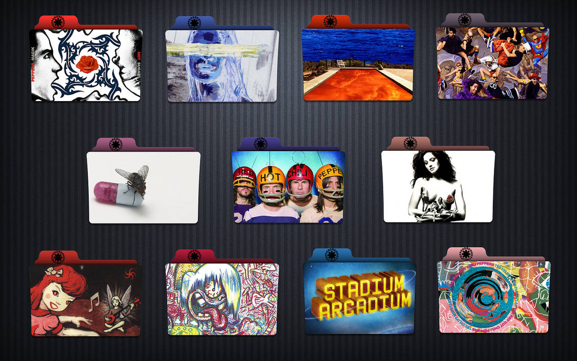 Red Hot Chili Peppers Folder Icon Pack by jesusofsuburbiaTR on DeviantArt
