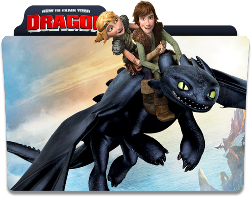 How To Train Your Dragon Folder Icon by jesusofsuburbiaTR on DeviantArt