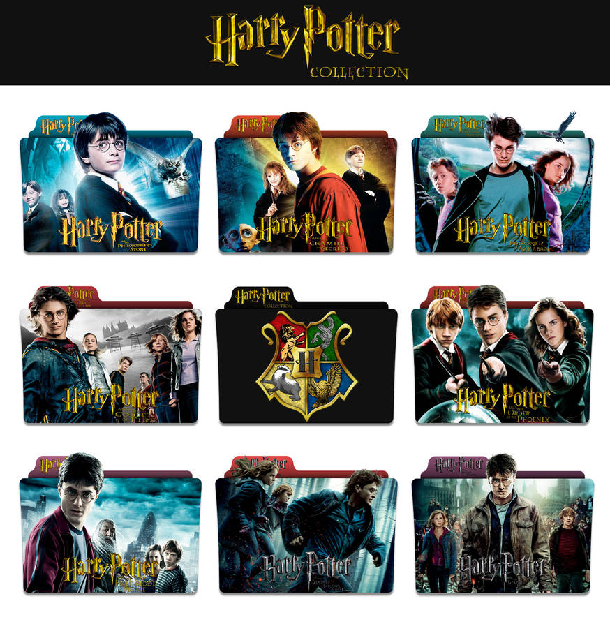 Harry Potter Complete Collection Folder Icons by jesusofsuburbiaTR on ...