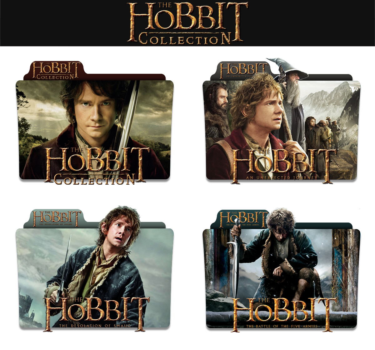 The Hobbit Collection Folder Icons by jesusofsuburbiaTR on DeviantArt
