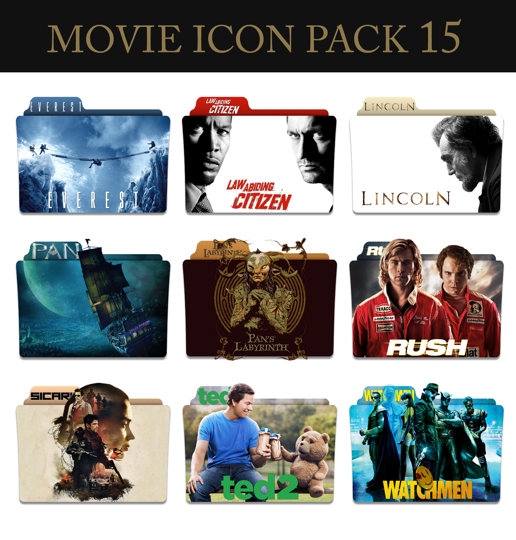 Movie Icon Pack 15 by jesusofsuburbiaTR on DeviantArt