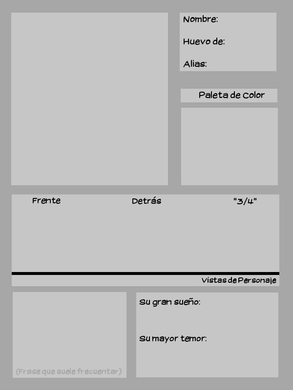 Plantilla Para Ficha de Personaje by TheSkullyCat on DeviantArt