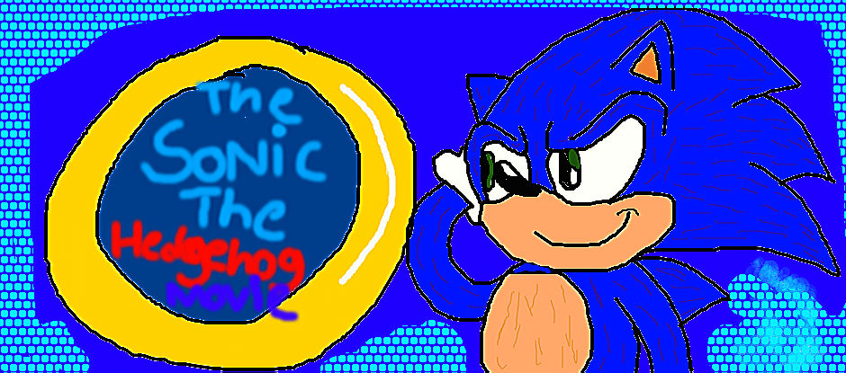 the Sonic the hedgehog movie poster by supershamoroniel on DeviantArt