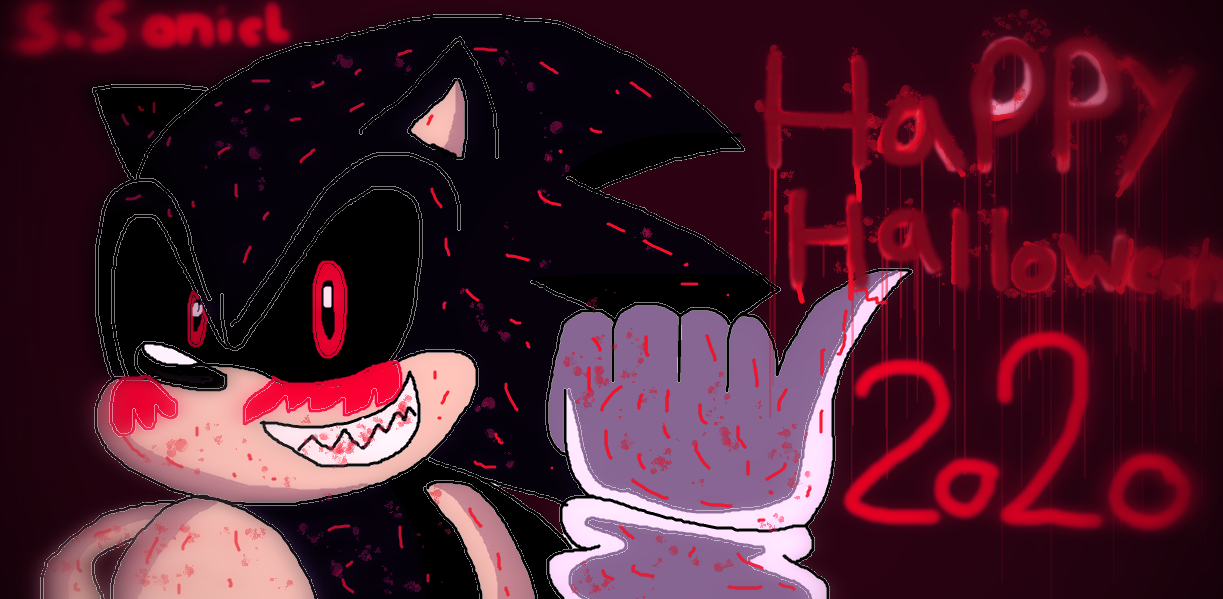 sonic.exe : Happy Halloween poster 2020!! by supershamoroniel on DeviantArt