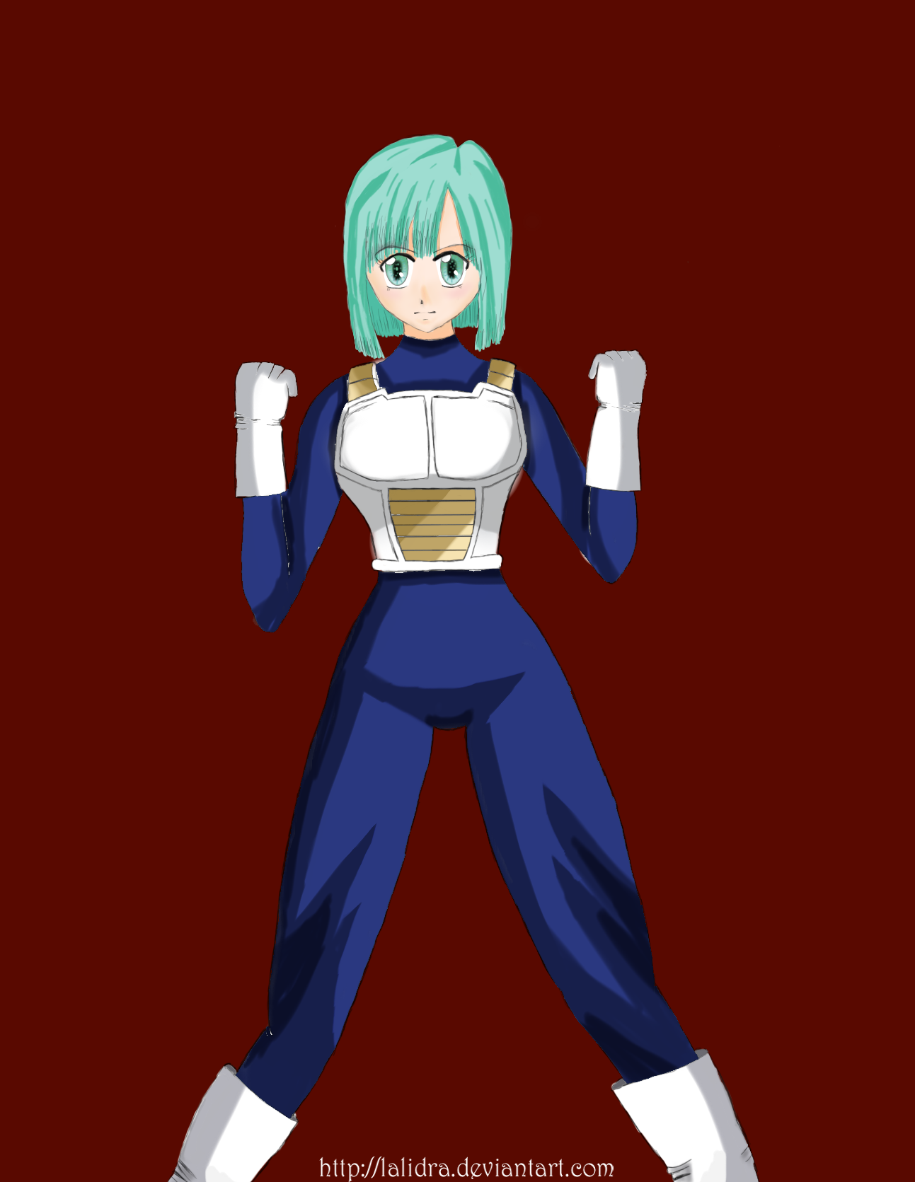 Saiyan Bulma by Lalidra on DeviantArt