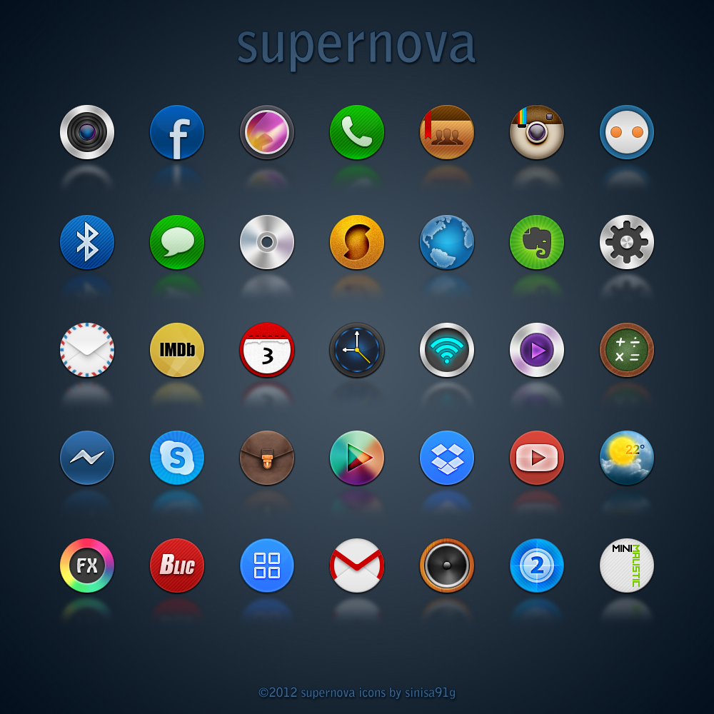 Supernova Icons by Sinisa91G on DeviantArt