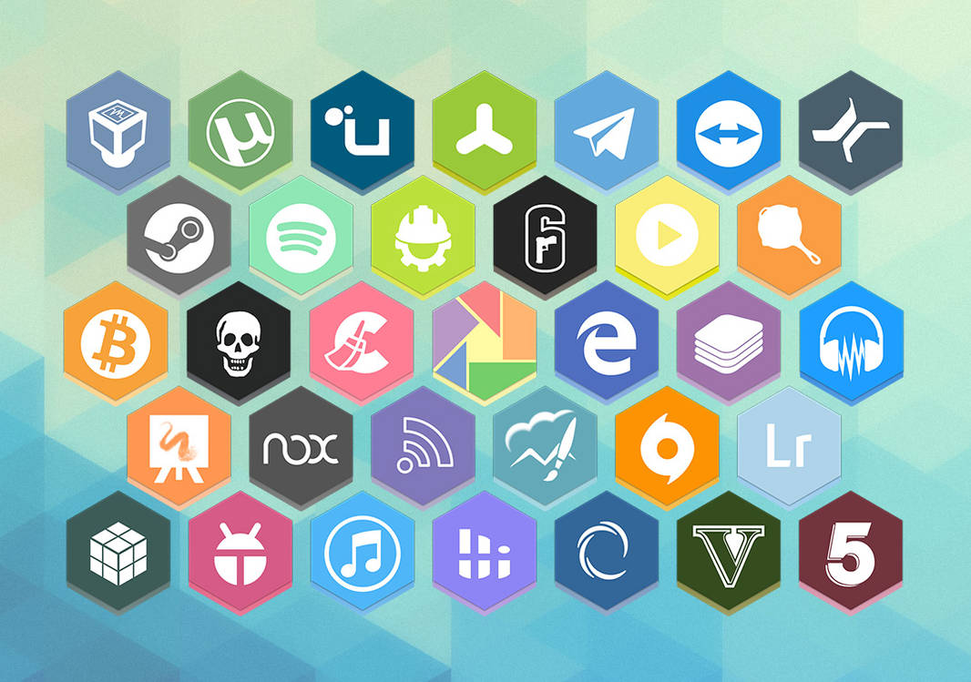 Honeycomb Hexy Icons v1.2 by aD-1 on DeviantArt