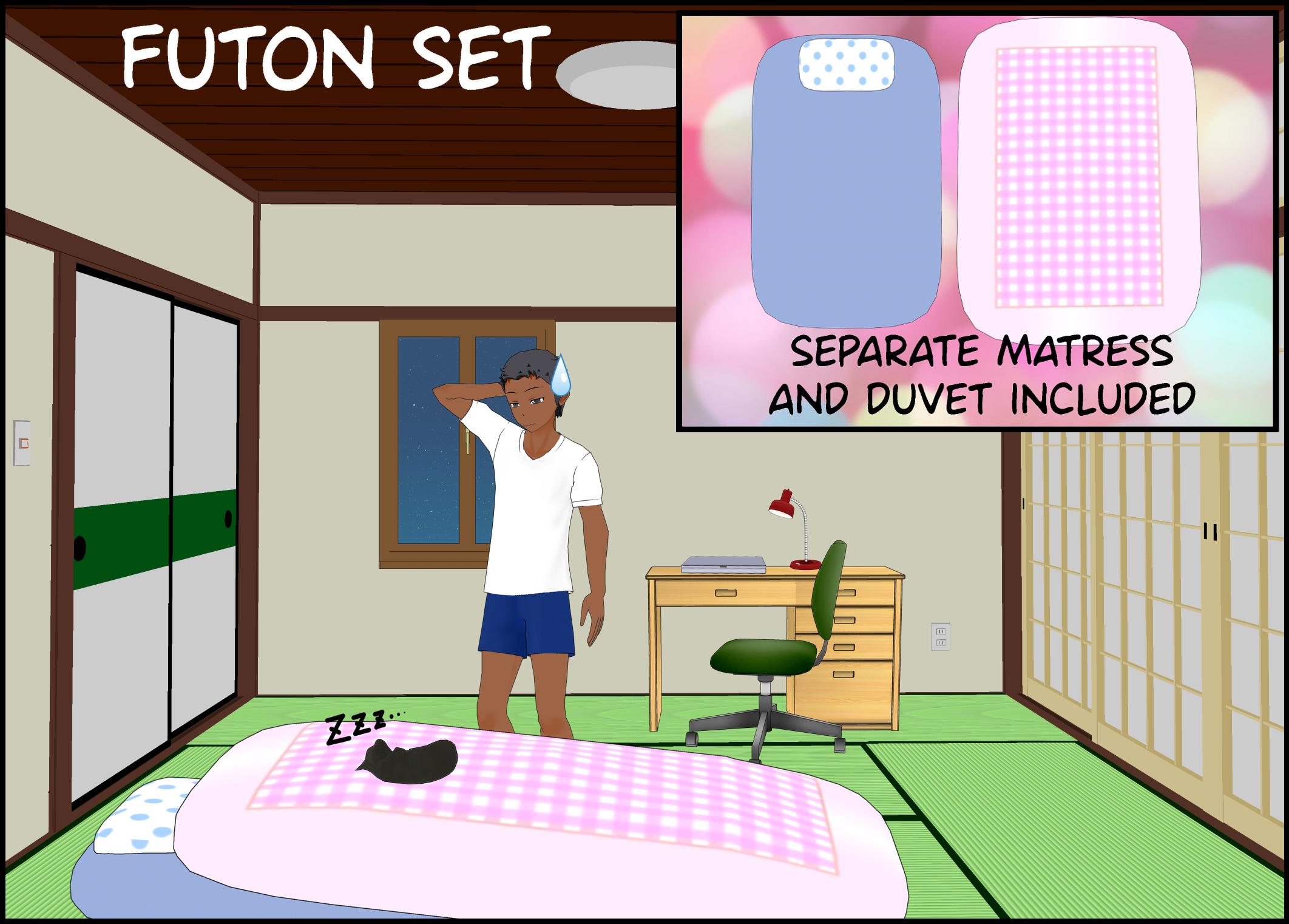 Futon Set by BellaMbrianna on DeviantArt