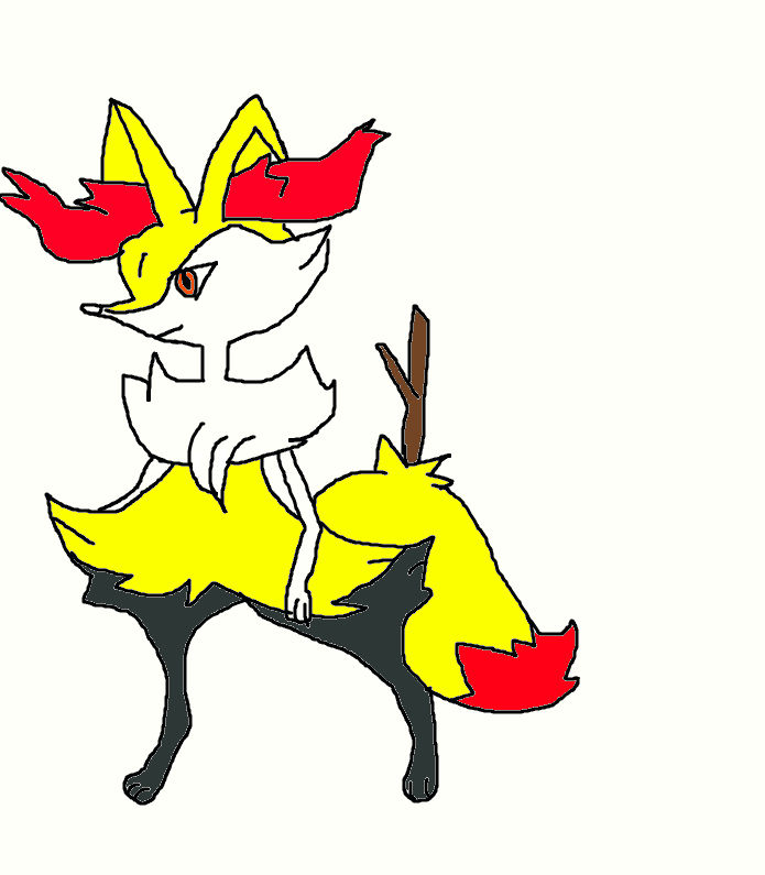 Braixen by growlithe-and-vulpix on DeviantArt