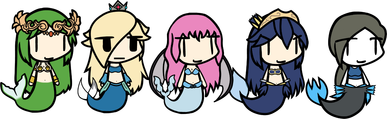 Walfas Custom: Mermaid Character Pack by WalfasArchives on DeviantArt