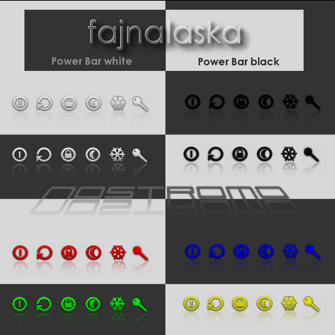 Rainmeter Power bar - black and white ...etc. by Fajnalaska on DeviantArt
