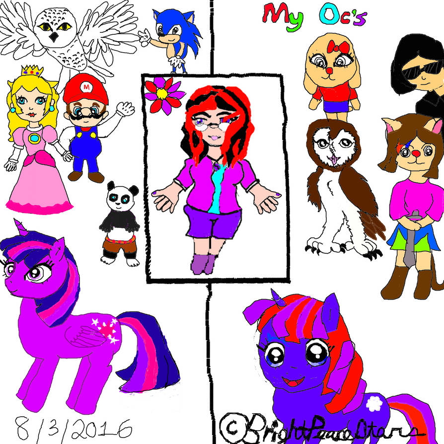 My ocs and fan characters by BrightPeaceStars on DeviantArt
