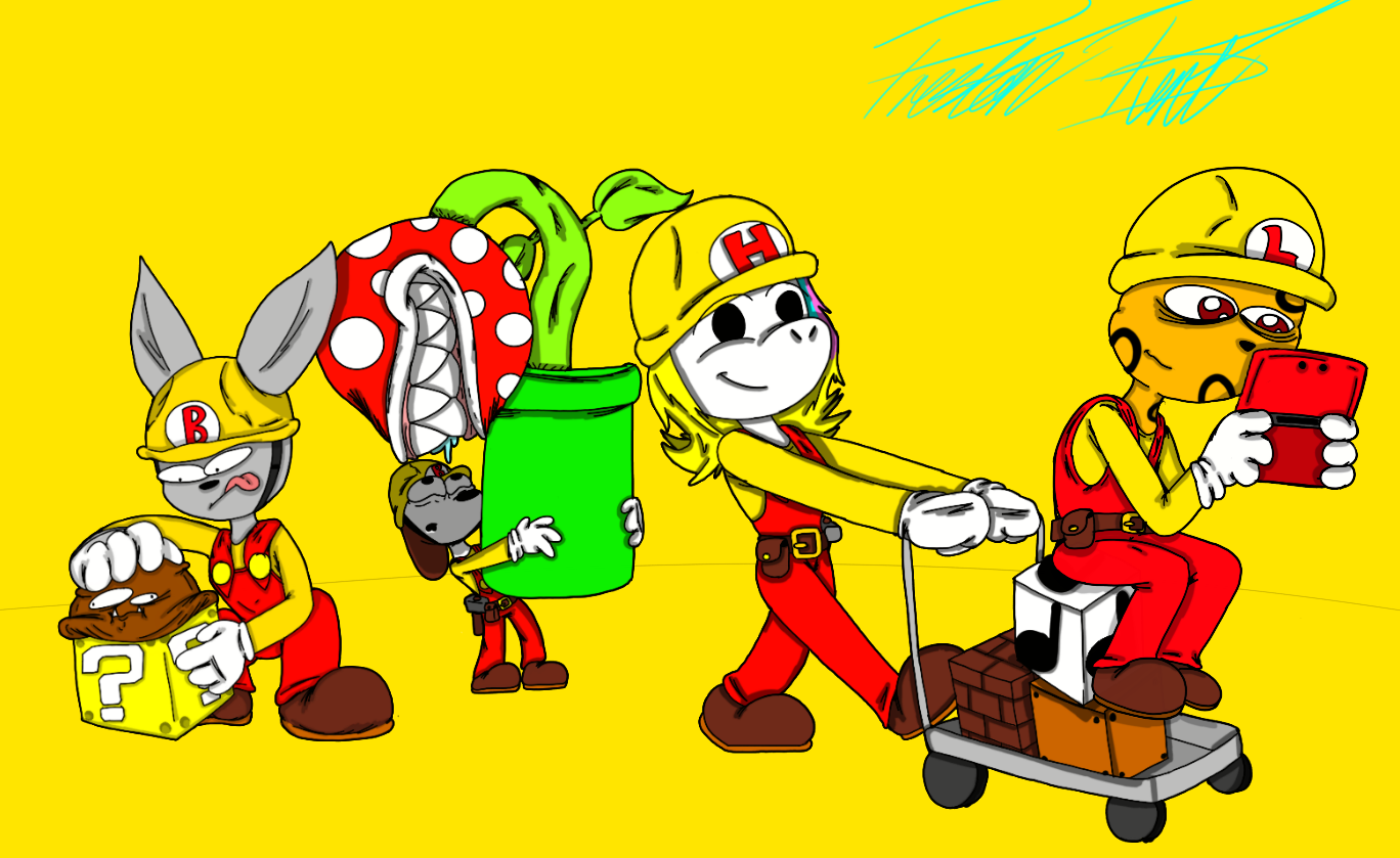 Super Mario Maker by B3N7L3Y on DeviantArt