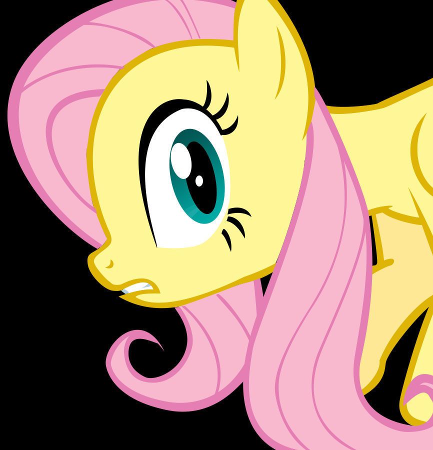 Fluttershy sees what you did there by Scotch208 on DeviantArt