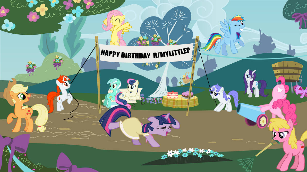 Happy birthday Mylittlepony by Scotch208 on DeviantArt
