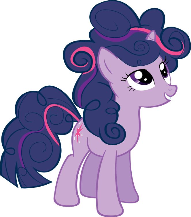 Twilight looks good with a curly mane by Scotch208 on DeviantArt