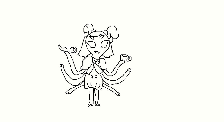 Undertale Muffet Sketched by ThePegasusWolf on DeviantArt