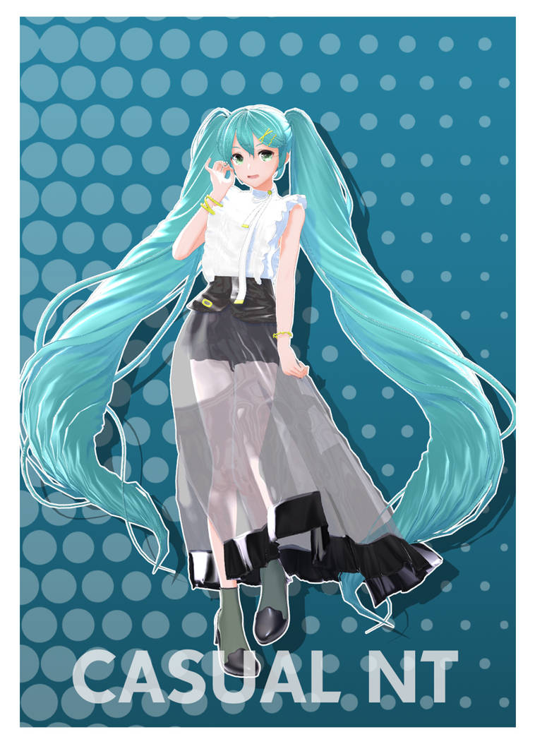[98 watchers gift!]MMD-YYB Miku NT Casual+Model DL by milk-tea-so-big on DeviantArt