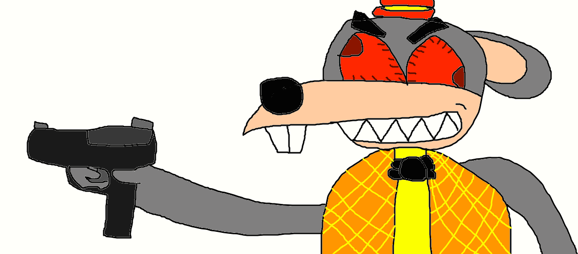 PTT Chuck E. Cheese with a gun but very angry by BorisTheWolfBear on ...