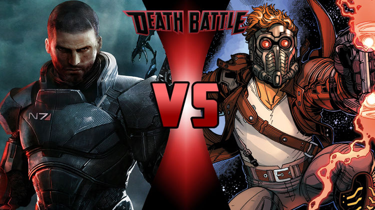 DEATH BATTLE Prelude:Star-LordvsCommander Shepard by MalcoBelmont on ...