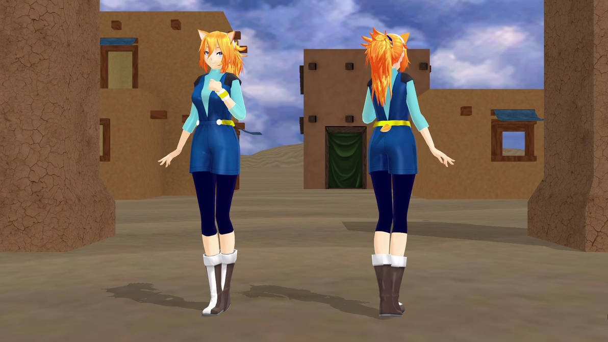 MMD: Molly (Sonic X) Model DL by EnderCatAGZ on DeviantArt
