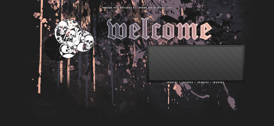 Grunge Splatter Header PSD by OftheCrucified on DeviantArt