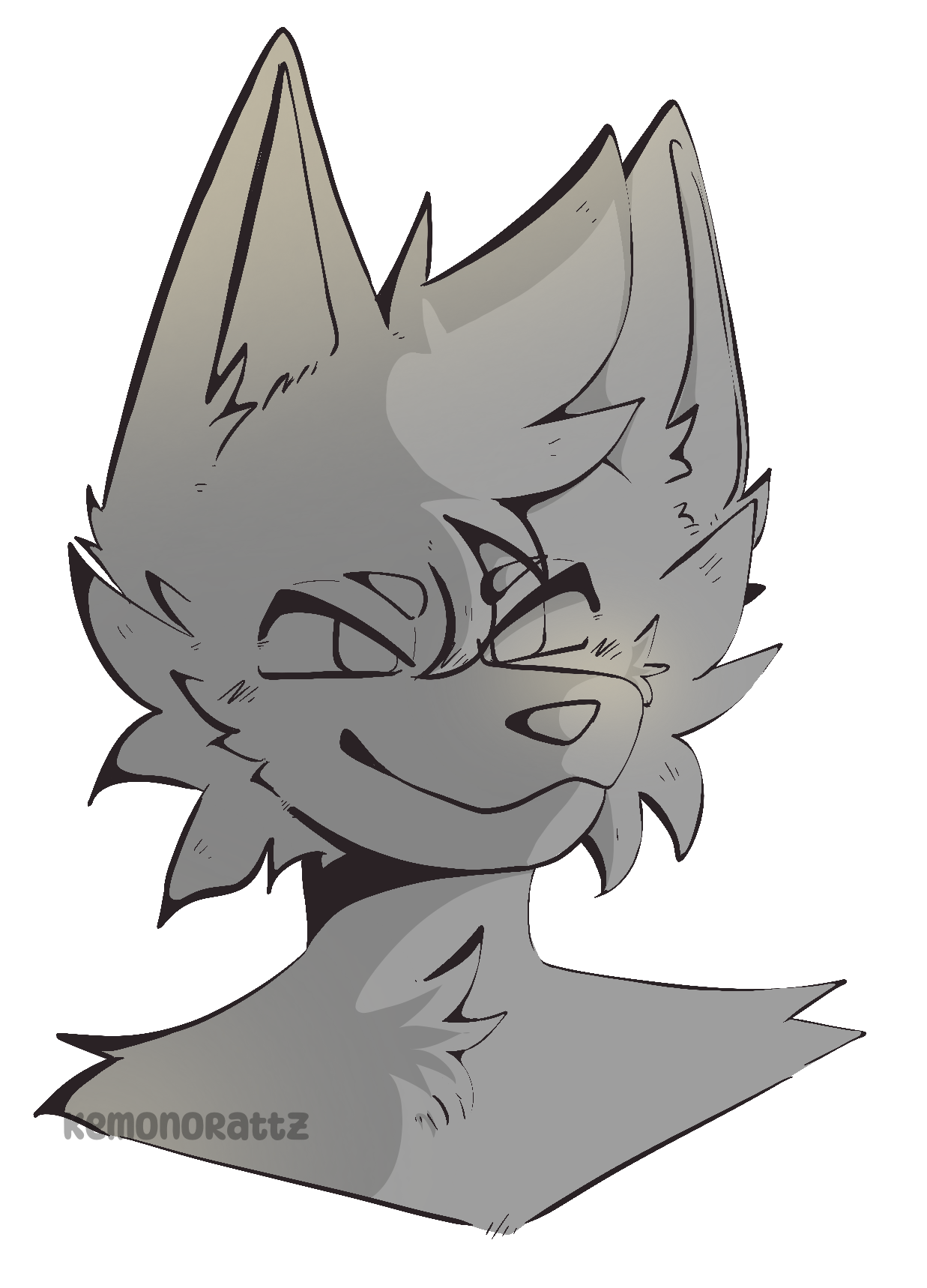 F2u furry bases icon bust by KemonoRattz on DeviantArt