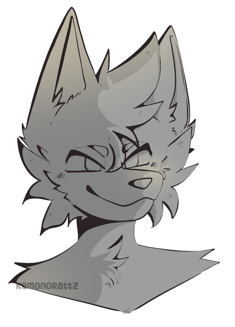 F2u furry bases icon bust by KemonoRattz on DeviantArt