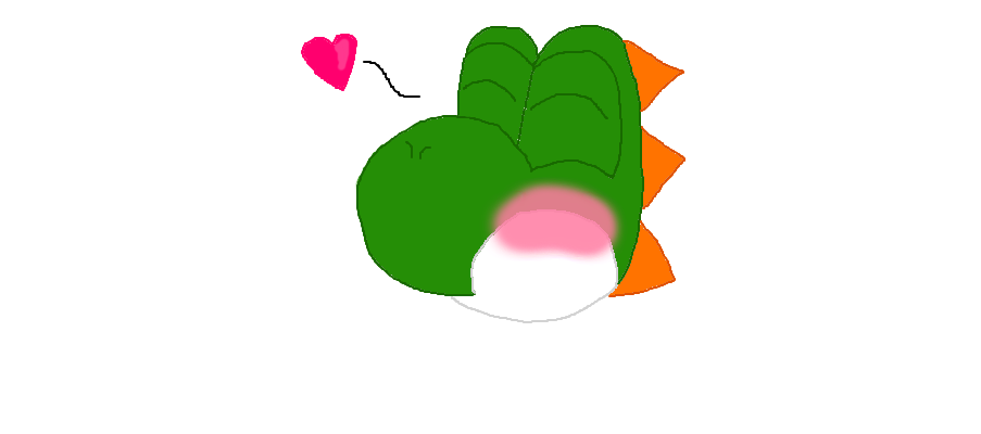 Yoshi blush/love emoji by Yoshi1889 on DeviantArt