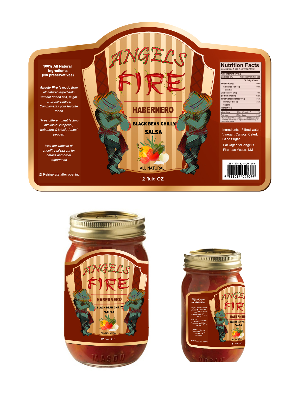Salsa label by Alexandra-Ipate on DeviantArt