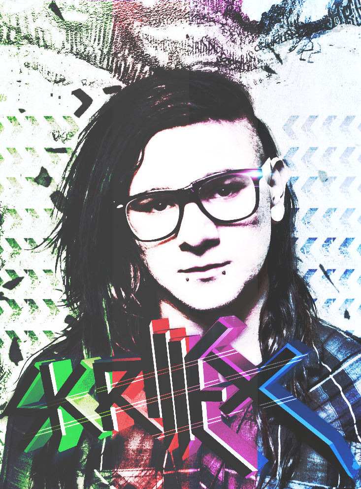 Skrillex Signed Poster