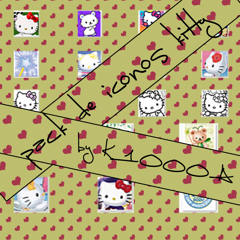 pack de iconos de hello kitty by k1000adesign on DeviantArt